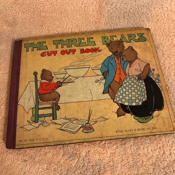 Platt & Monk | Media | Vintage 924 Platt Monk The Three Bears Cut Out ...